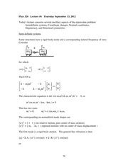 Lecture6 Phys 326 Lecture 6 Thursday September 13 2012 Today S