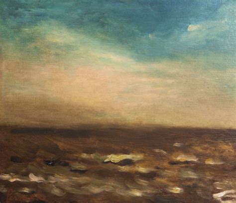 Constant Permeke 1886 1952 Marine huile sur toile années 30