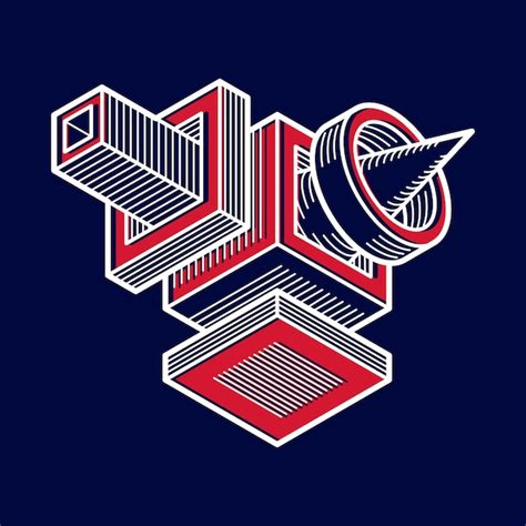Premium Vector 3d Design Abstract Vector Dimensional Cube Shape