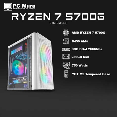 Amd Ryzen System Unit Gaming Units With Games Ready To Use Lazada PH