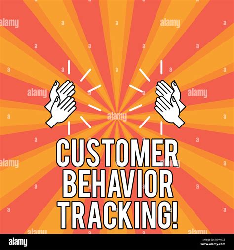 Handwriting Text Customer Behavior Tracking Concept Meaning Action That A User Takes Related To