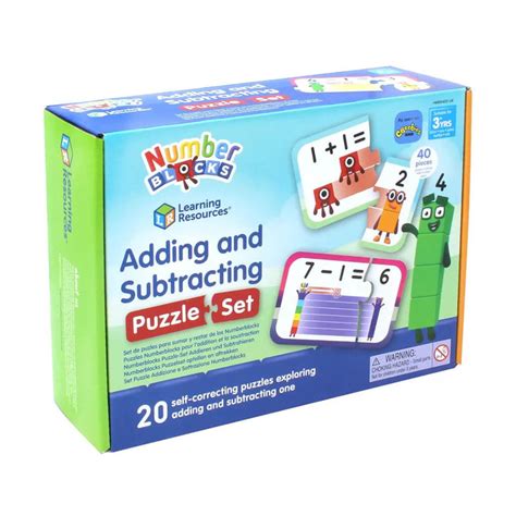 Numberblocks Adding And Subtracting Puzzle Set Steam Rocket Fun