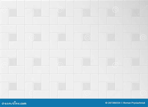 Tile Wall Or Floor Pattern Of Ceramic Tiled Grid For Bathroom Stock Vector Illustration Of