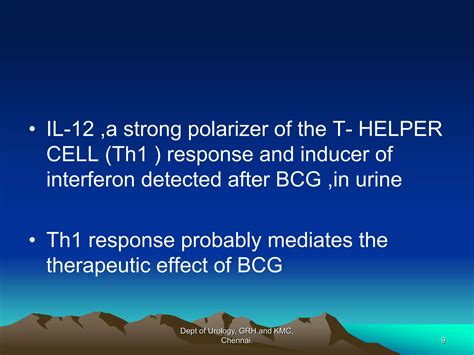 Bcg For Bladder Carcinoma Ppt