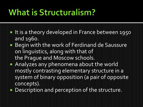 Ppt Structuralism Powerpoint Presentation Free Download Id 1988842