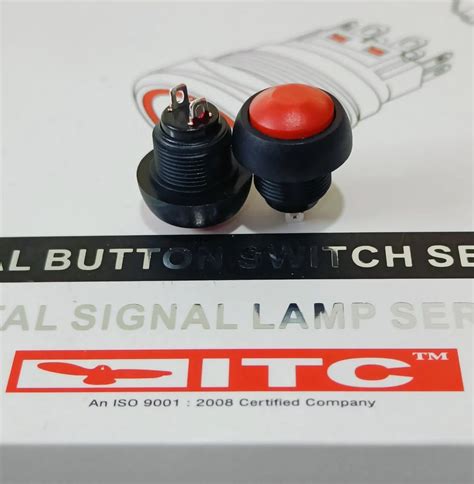 Itc 12mm Momentary Plastic Pushbutton At ₹ 60 Piece Push Buttons In