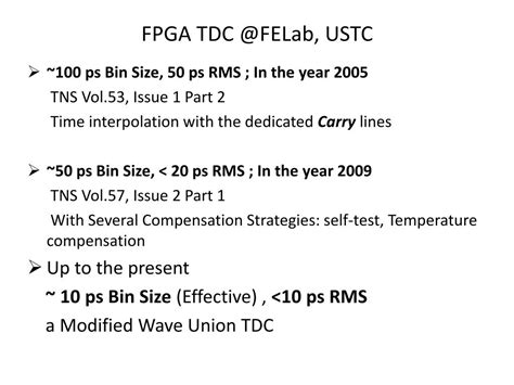 Ppt The 10 Ps Tdc Implemented In An Fpga Powerpoint Presentation