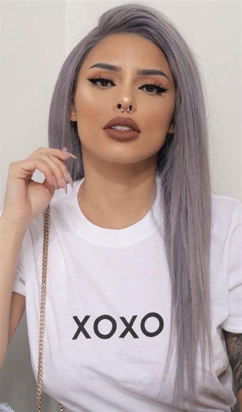 Grey Hair Color Cool Hair Color Hot Hair Styles Curly Hair Styles