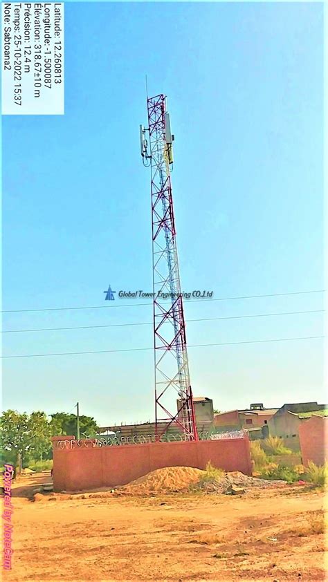 3 Legged Self Support Telecom Tower Rds Rdu Galvanization Steel Tower