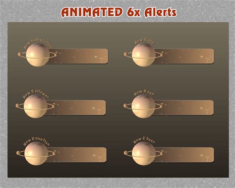 Animated Scenes Moon Cat Twitch Overlay Package Celestial Etsy