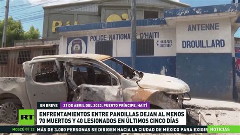 Enfrentamientos entre pandillas en Haití dejan al menos 70 muertos y 40