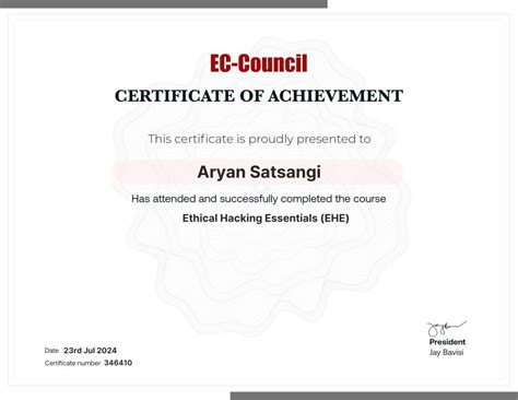 Ethical Hacking Essentials Ehe Aryan Satsangi