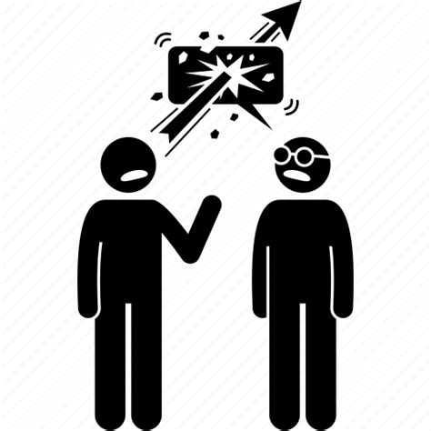 Interject Interrupt Talk Chip In Speak Talking People Icon