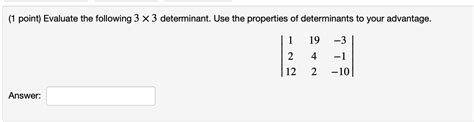 Solved 1 Point Give A 4×4 Elementary Matrix E Which Will
