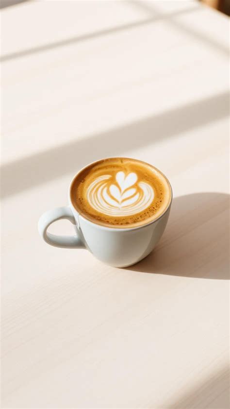 Эстетика утреннего кофе · Обои на телефон по ссылке в 2025 г Кофе Обои Капучино