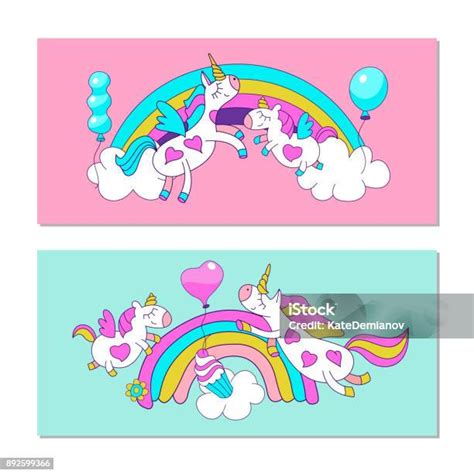 유니콘입니다 베이비 샤워 그림 아이에 대한 스톡 벡터 아트 및 기타 이미지 아이 구름 귀여운 Istock