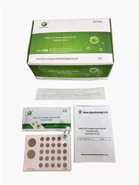 Green Spring Sars Cov 2 Antigen Rapid Test Kit Pandemic Products