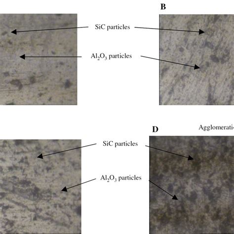 Microstructures Of Hybrid Metal Matrix Composites Mmcs Of A 5 Wt Download Scientific