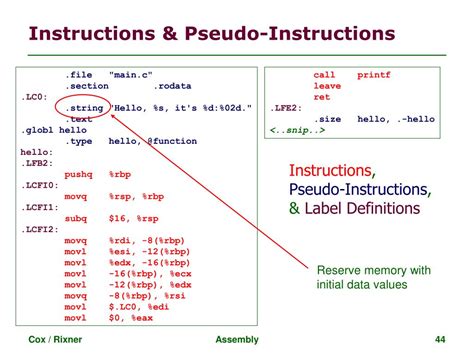 ppt assembly language powerpoint presentation free download id 3401499
