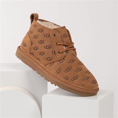 Womens UGG Neumel Emboss Chukka Boot Chestnut Journeys
