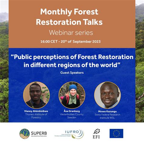 Webinar Public Perceptions Of Forest Landscape Restoration Superb
