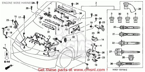 32110p8fa61 Wire Harness Engine Honda Buy The 32110 P8f A61 At Cmsnl