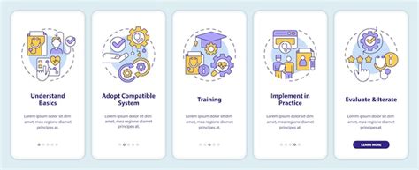 Premium Vector 2d Multicolor Icons Representing Health Interoperability Resources Mobile App