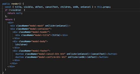 动手实现react Modal组件 陈陈jg 博客园