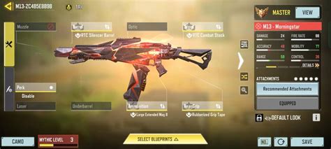 M13 Attachment R Codmobile Loadouts