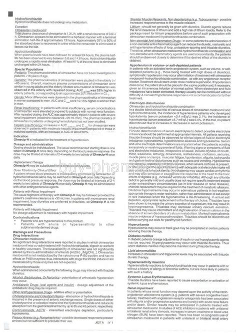 Buy Olmesartan Hydrochlorothiazide Generic Benicar Hct Online
