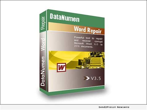 Datanumen Word Repair Ai Based Recovery Of Corrupt Word Documents