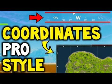 How To Understand The MAP Coordinates Like A PRO Fortnite Battle