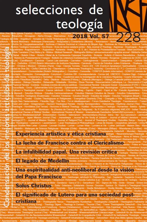 Selecciones De Teología La Revista Que Reúne Los Mejores Artículos Selecciones De Teología La Revista Que Reúne Los Mejores Artículos
