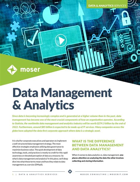 Data Management As It Relates To Analytics — Moser Consulting Data Management As It Relates To Analytics — Moser Consulting