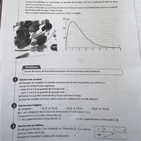 Bonjour Pourriez Vous Maider Pour Me Devoir En Maths Merci Bonne