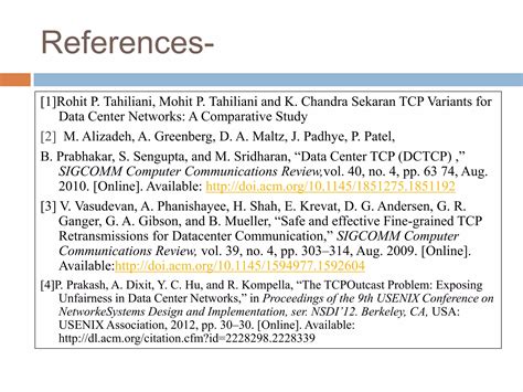 Tcp Variants For Data Center Networks Pptx