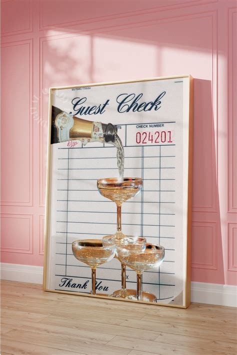 Guest Check Poster Artofit