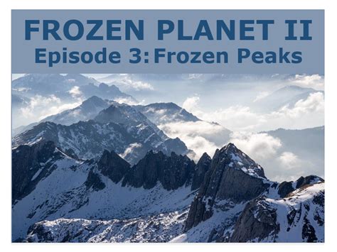 Frozen Planet 2 Teaching Resources