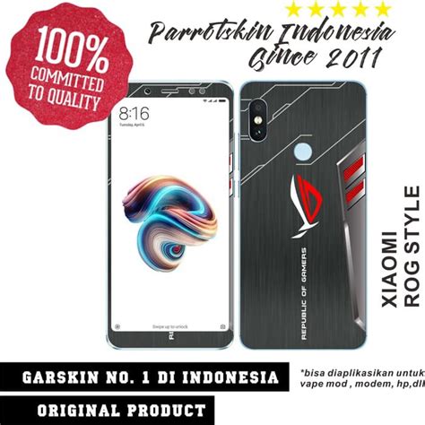 Jual Garskin Skin Xiaomi Redmi Note Mi 1 2 3 4 5 S2 A1 Dll Asus ROG Design Shopee Indonesia