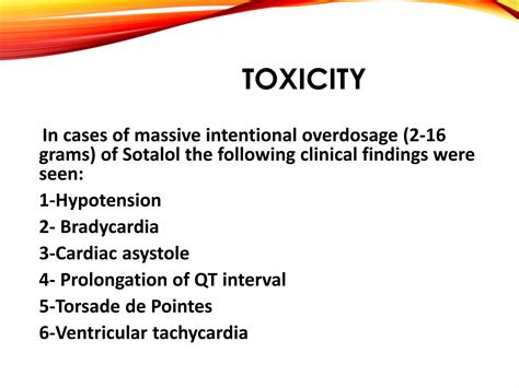 Sotalol As A Anti Arrhythmic Beta Blocker Drug Ppt Free Download