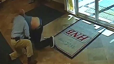 Caught On Camera Would Be Bank Robber Thwarted By Customer
