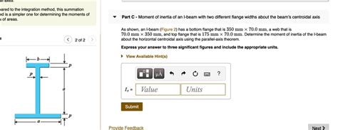 Parallel Axis Theorem I Beam