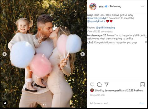 Lauren Burnham And Arie Luyendyk Jr Reveal Twins Gender