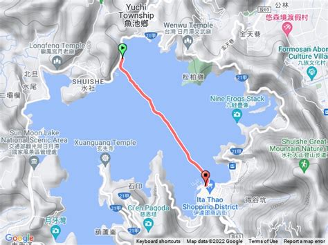 泳渡日月潭 健行筆記
