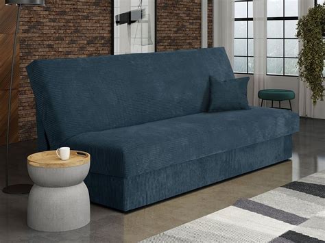 Mirjan24 Schlafsofa Adela Mini Cord Mit Schlaffunktion Und Bettkasten