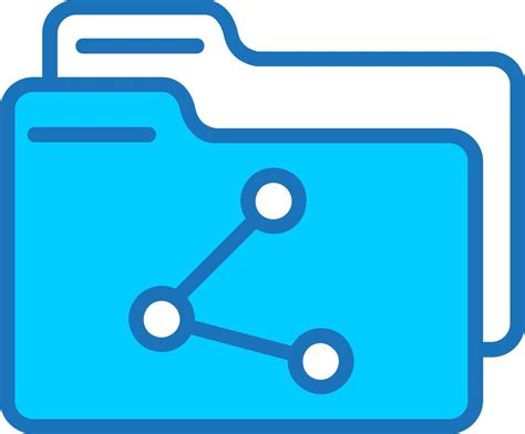 Share Folder Vector Icon 17045413 Vector Art At Vecteezy
