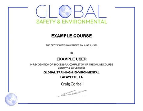 Global Harmonized System Training Global Safety Environmental
