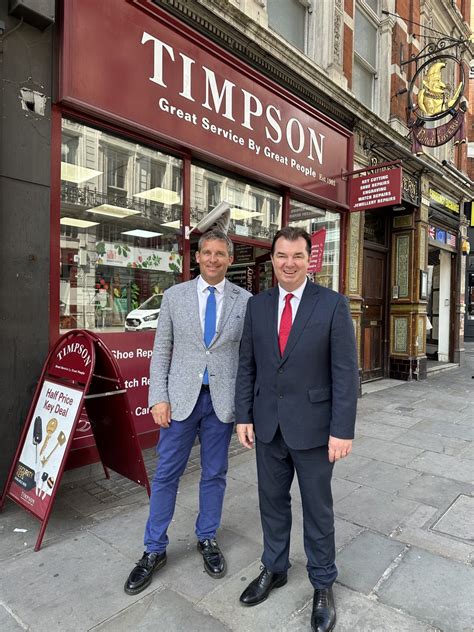 James Timpson On Twitter Talking This Morning With Guy Opperman The Employment Minister