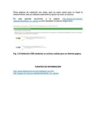 Validación css3 PDF