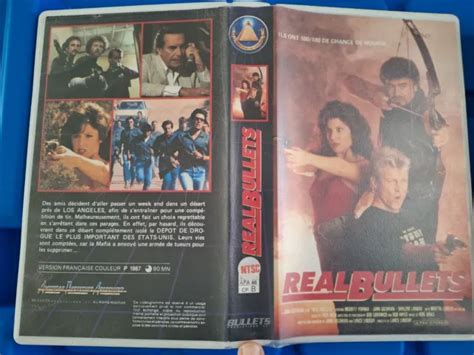 Real Bullets Rare Clamshell Vhs French Ntsc 99 99 Picclick Ca